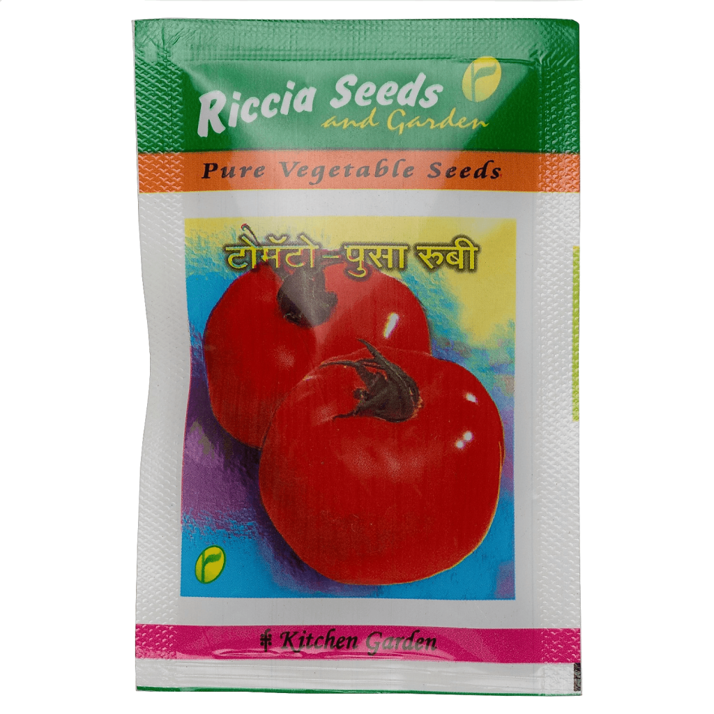 Tomato – Pusa Ruby Seeds - Riccia Seeds and Garden